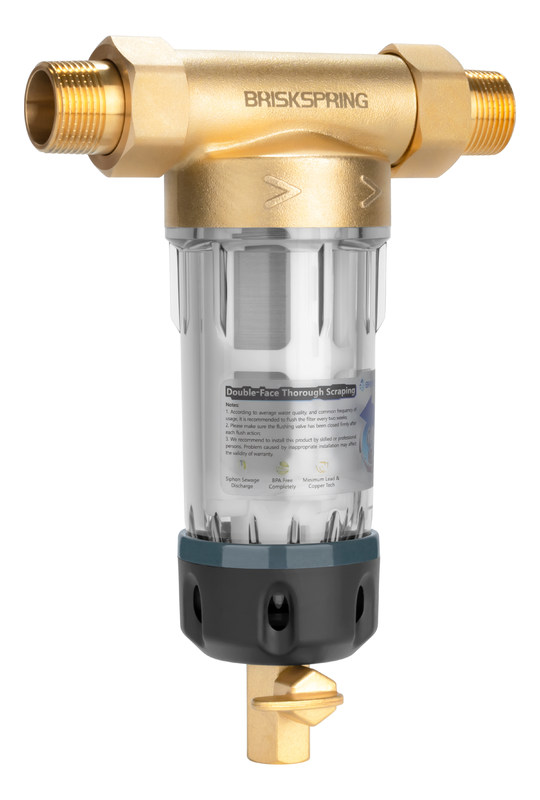 40 90 Micron Water Sediment Filter Spin Down Reusable Whole House Water ...