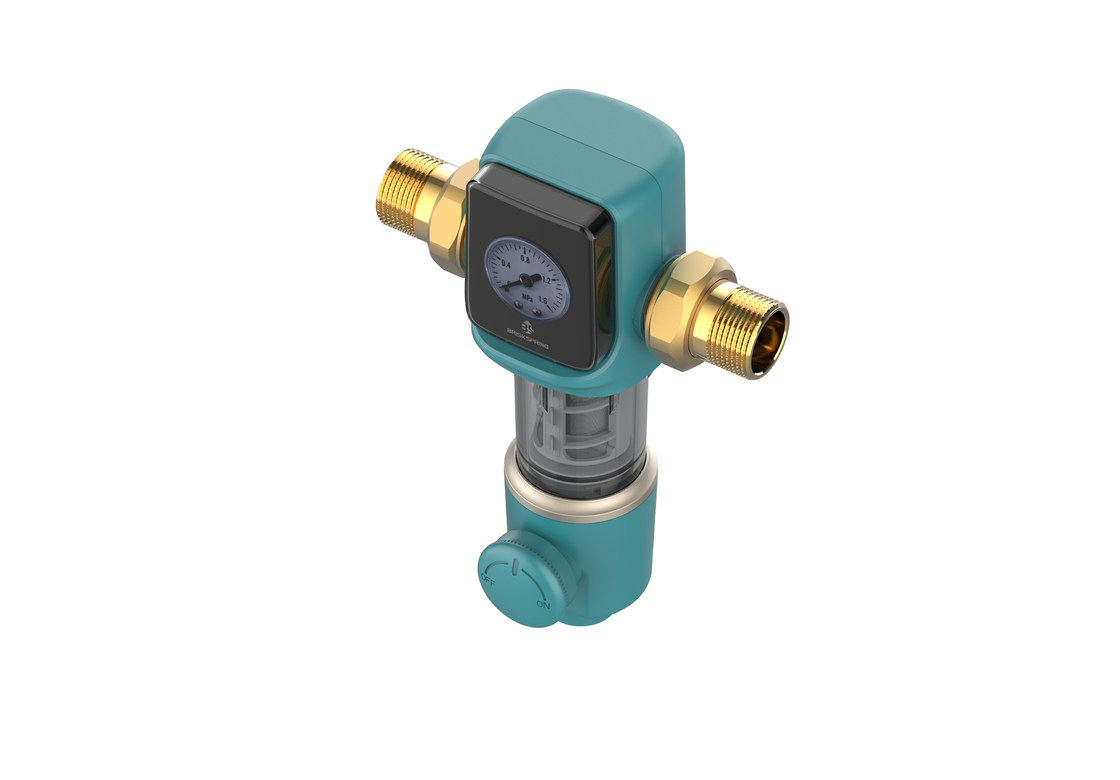 40 Micron Whole House Spin Down Sediment Water Filter With Scraper For ...