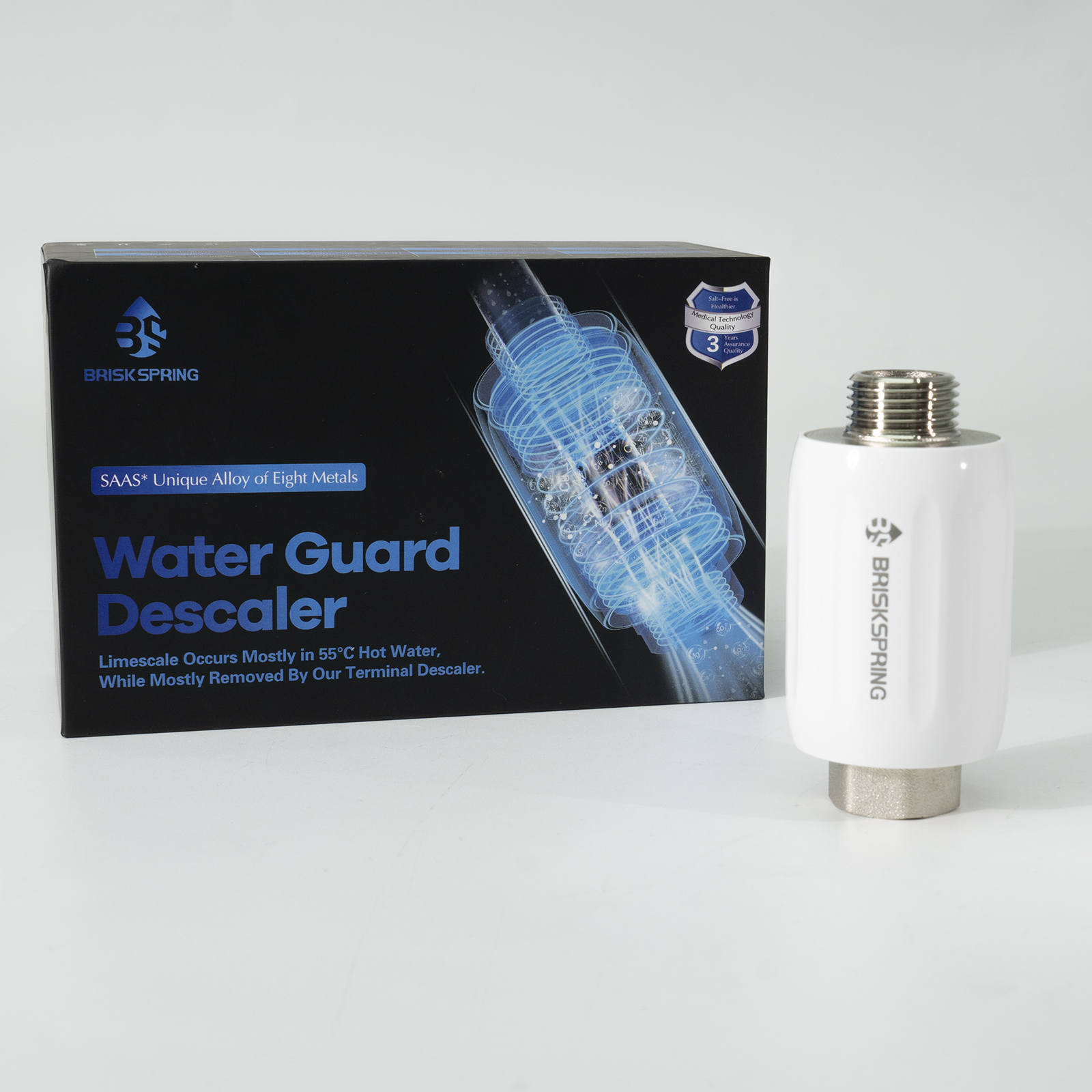 Whole House Water Descaler with High Flow Rate and Wide Temperature Range